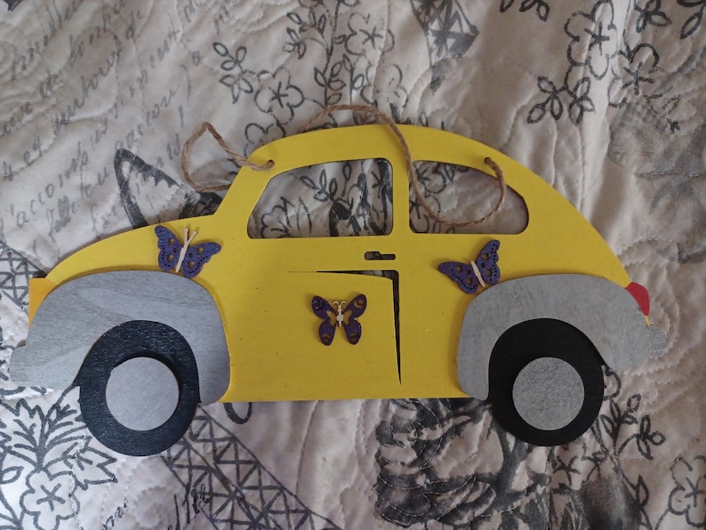 VW Beetle Hanging Sign - Etsy