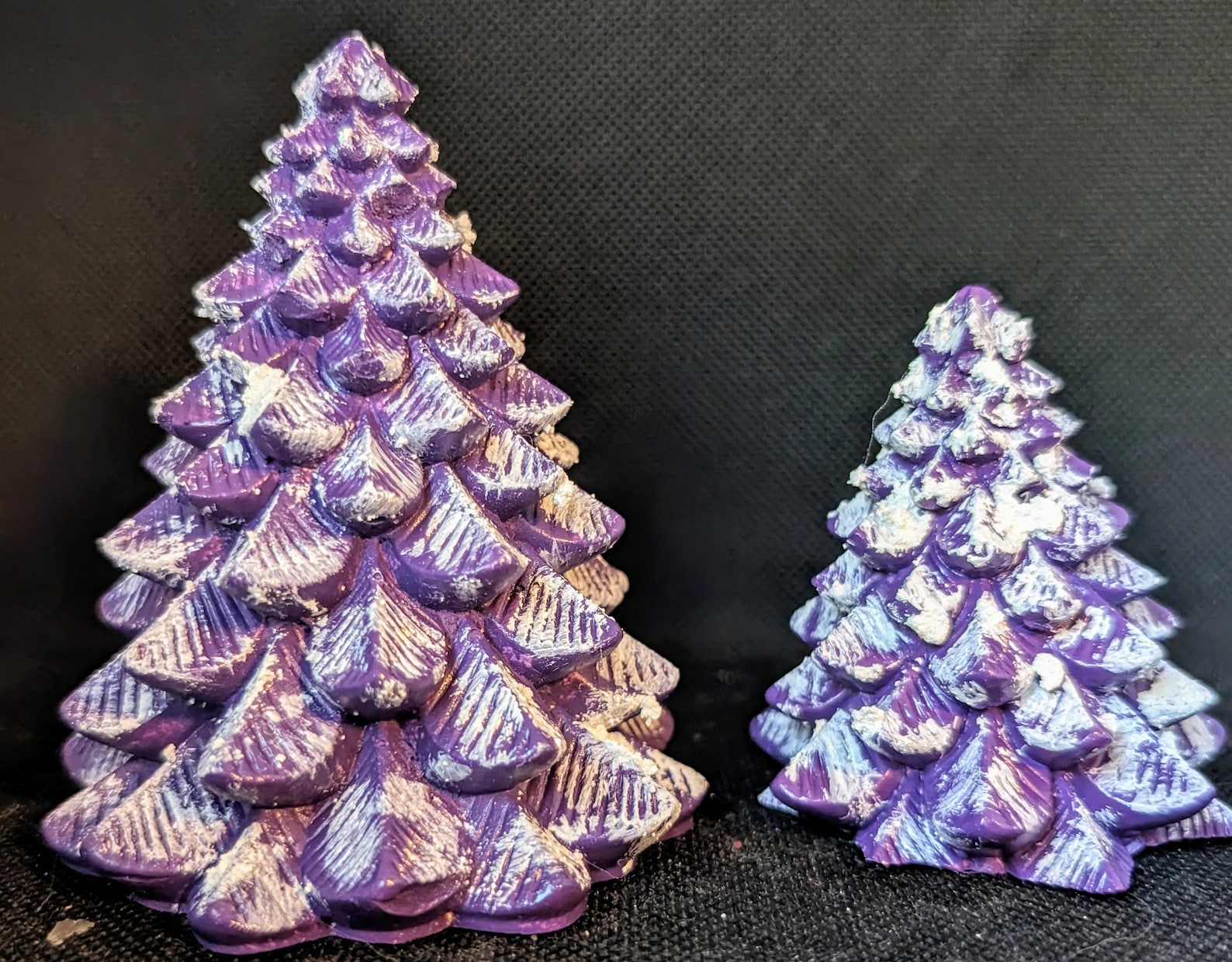 Purple Ceramic Christmas Tree - Etsy