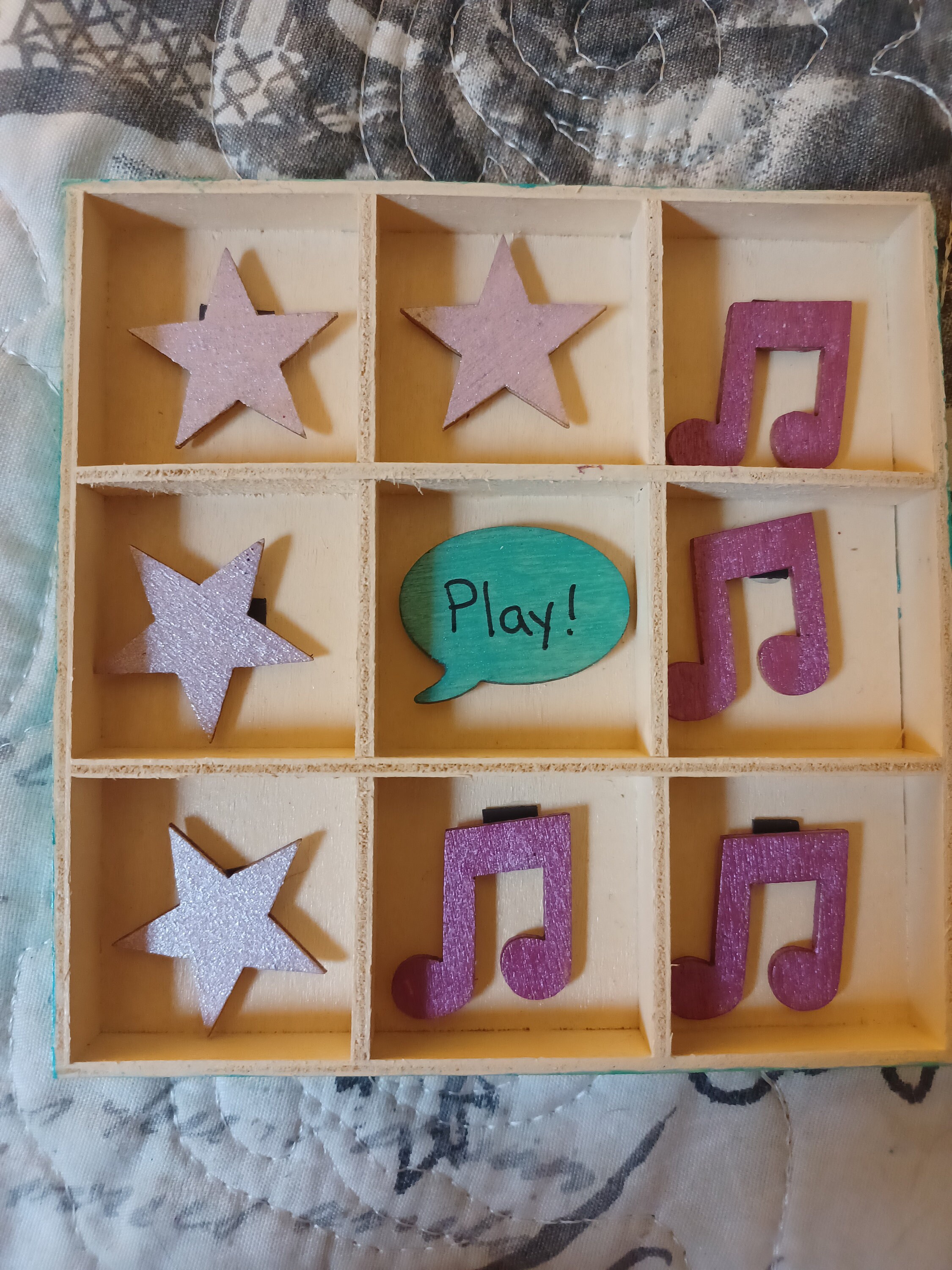 Miniature Tic Tac Toe Board - Etsy