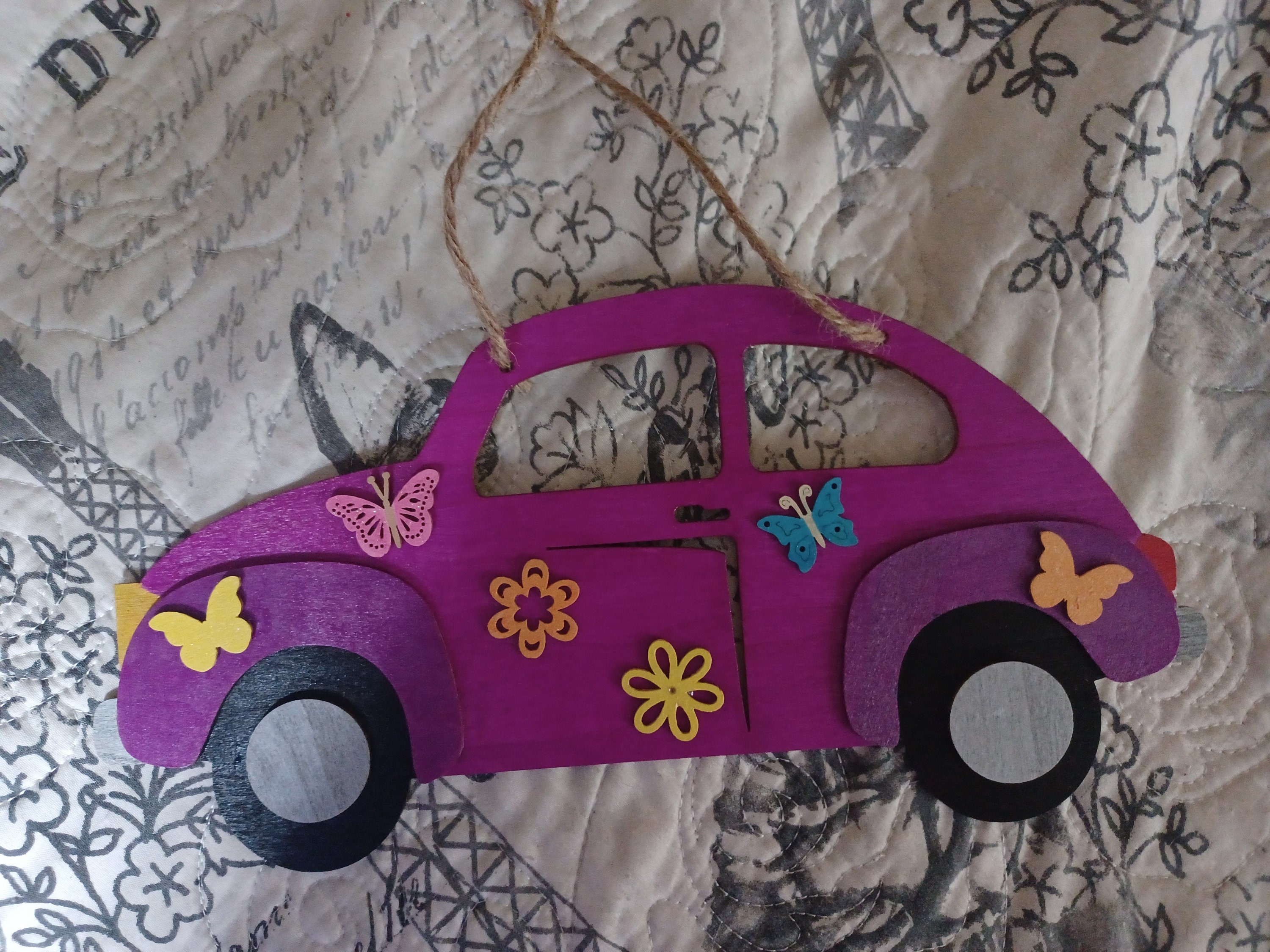 VW Beetle Hanging Sign - Etsy