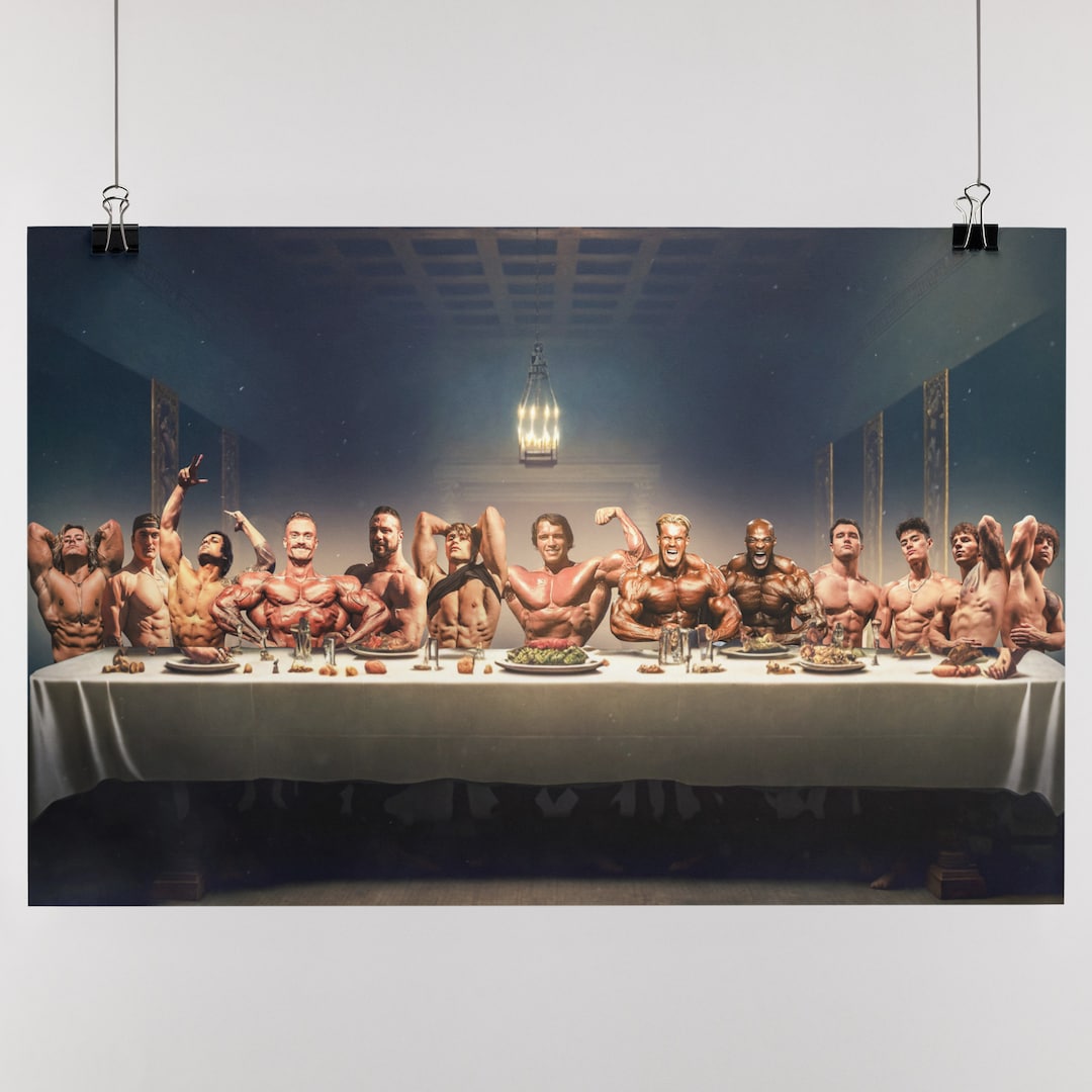 The Legends of Aesthetics Last Supper Poster Gym - Etsy