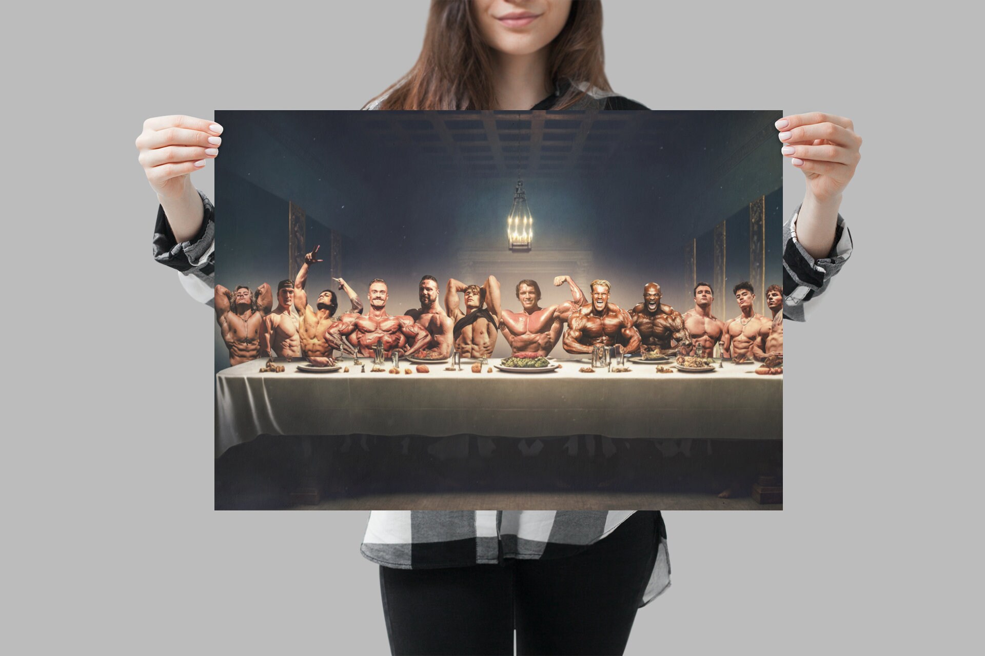 The Legends of Aesthetics Last Supper Poster Gym - Etsy