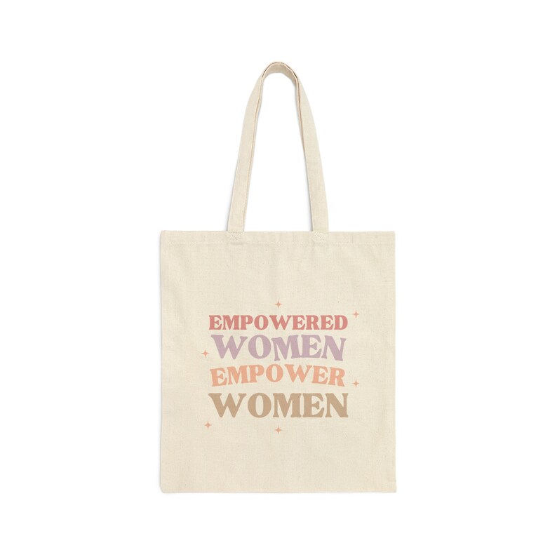 Empowered Women Cotton Canvas Tote Bag Programmer T Coder T Software Engineer Swag Women 