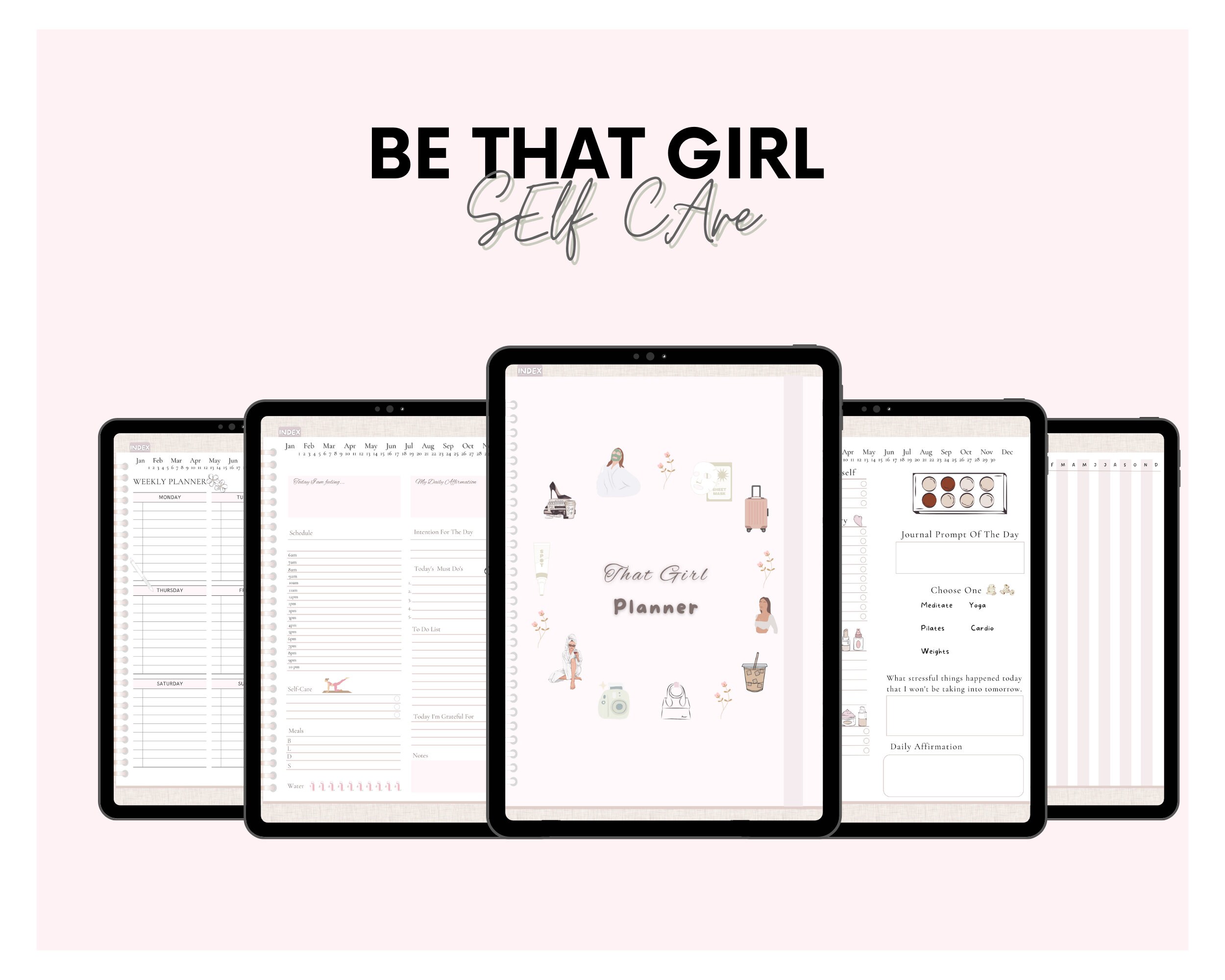 THAT GIRL Planner | Undated Digital Planner | iPad Planner | Goodnotes ...