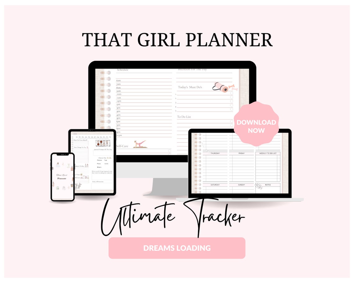 THAT GIRL Planner | Undated Digital Planner | iPad Planner | Goodnotes ...