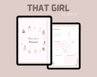 THAT GIRL 2024 Digital Planner | Daily, Weekly, Monthly Goodnotes iPad ...