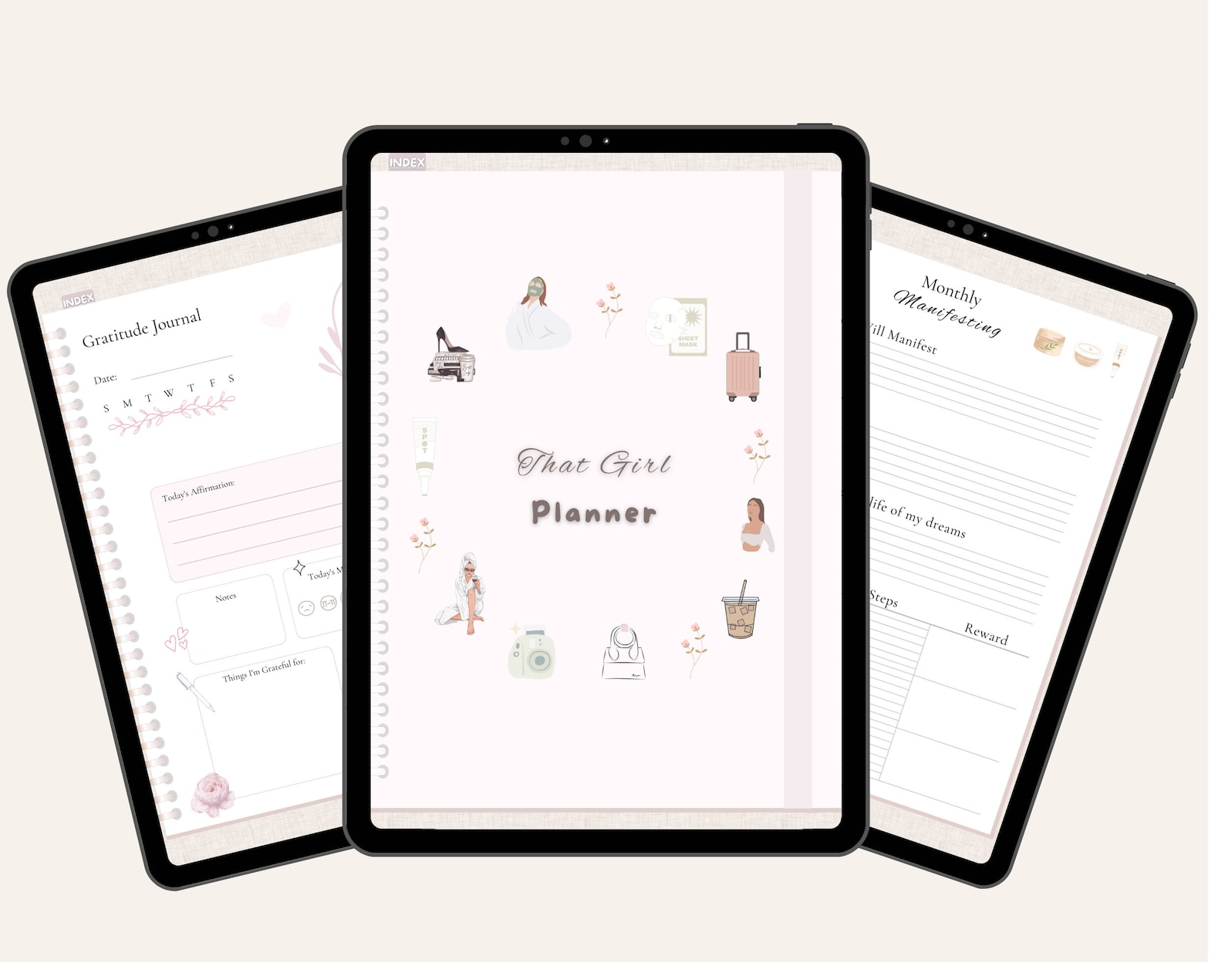 THAT GIRL Planner | Undated Digital Planner | iPad Planner | Goodnotes ...
