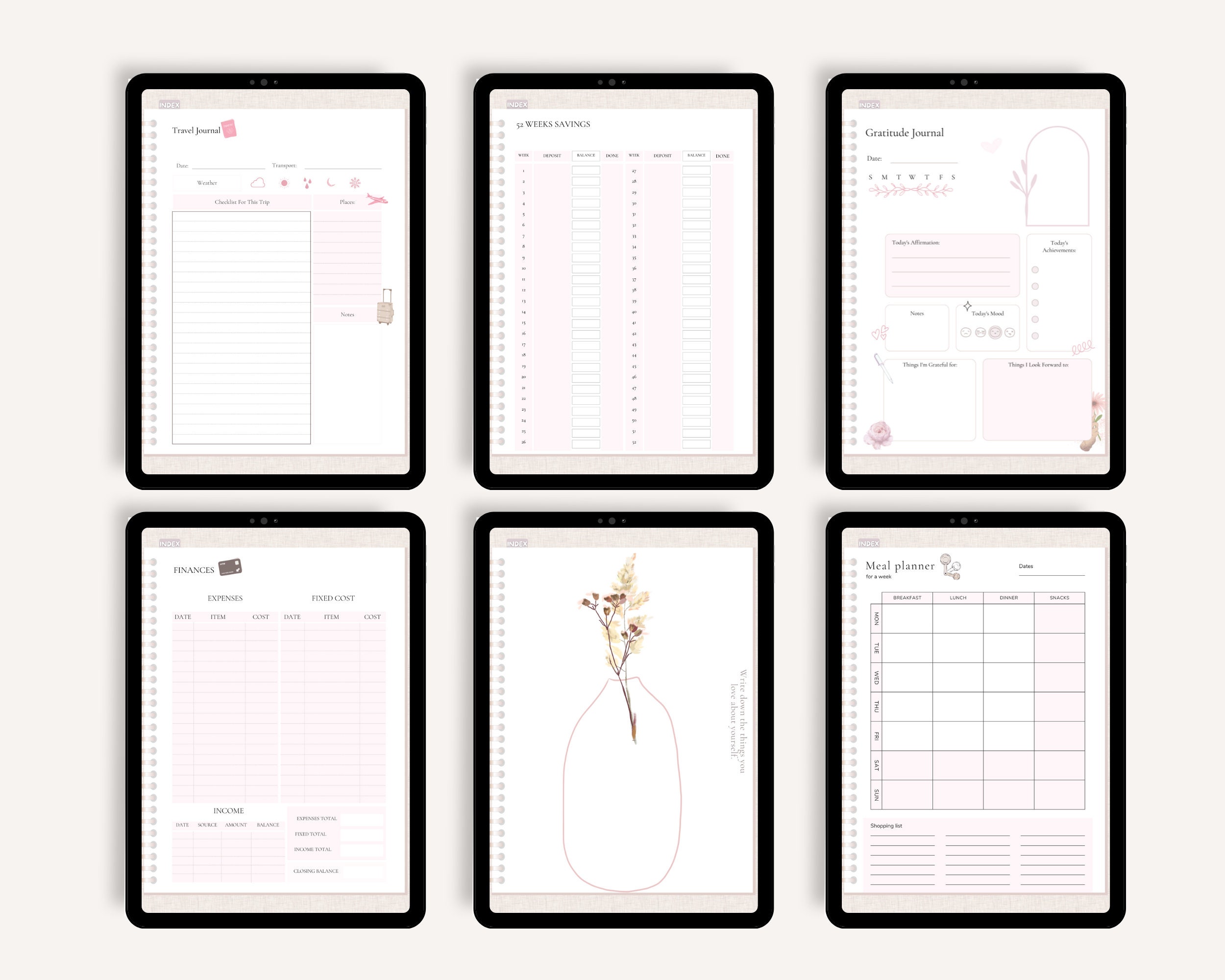 THAT GIRL Planner | Undated Digital Planner | iPad Planner | Goodnotes ...