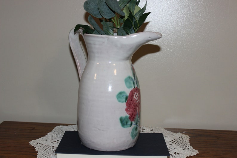 Vintage Ceramic Pitcher Made in Italy Pervta - Etsy