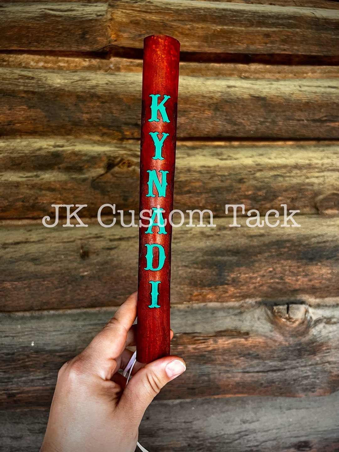 Customizable Leather Show Stick Wrap Medium Oil! - Etsy
