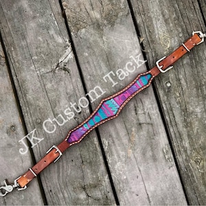 Handcrafted Aztec Rio Leather Gladiator Style Tack Set Breastcollar/headstall/wither Strap - Etsy