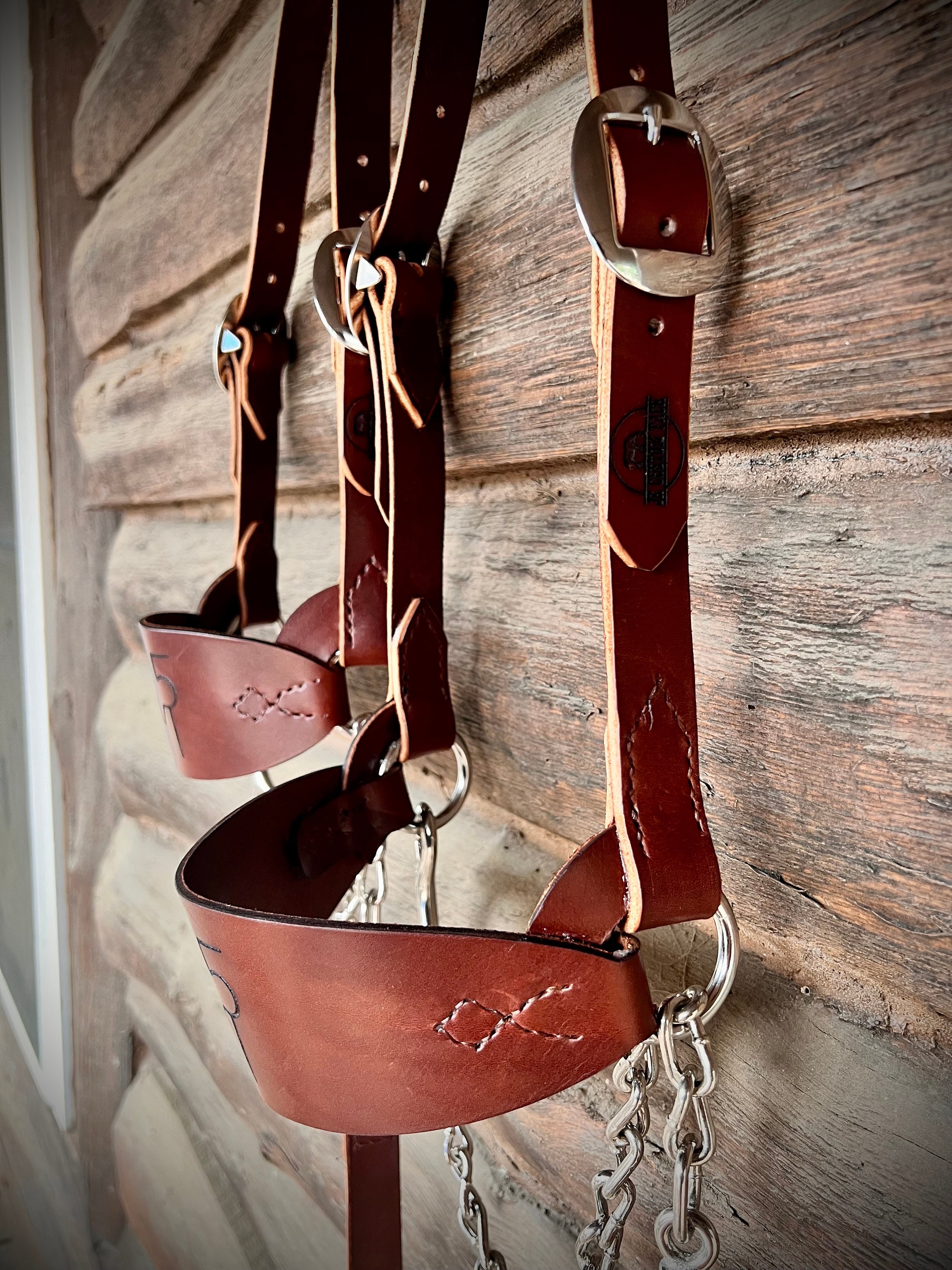 All Leather Cattle Show Halter - Etsy