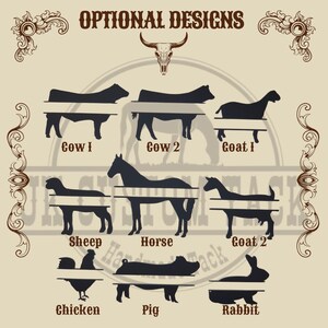 Custom Engraved Livestock Ear Tags Cattle/goat/sheep - Etsy