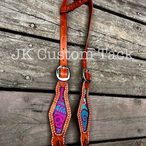 Handcrafted Aztec Rio Leather Gladiator Style Tack Set Breastcollar/headstall/wither Strap - Etsy