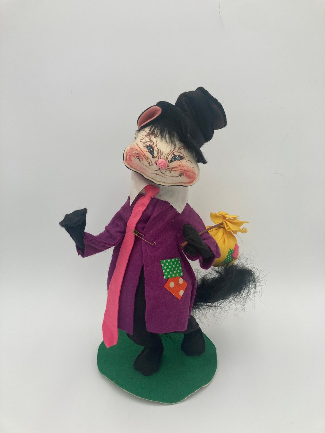Annalee Hobo Cat Doll W/ Hobo Sack Mobiltree Meredith NH 1985 14” Tall ...