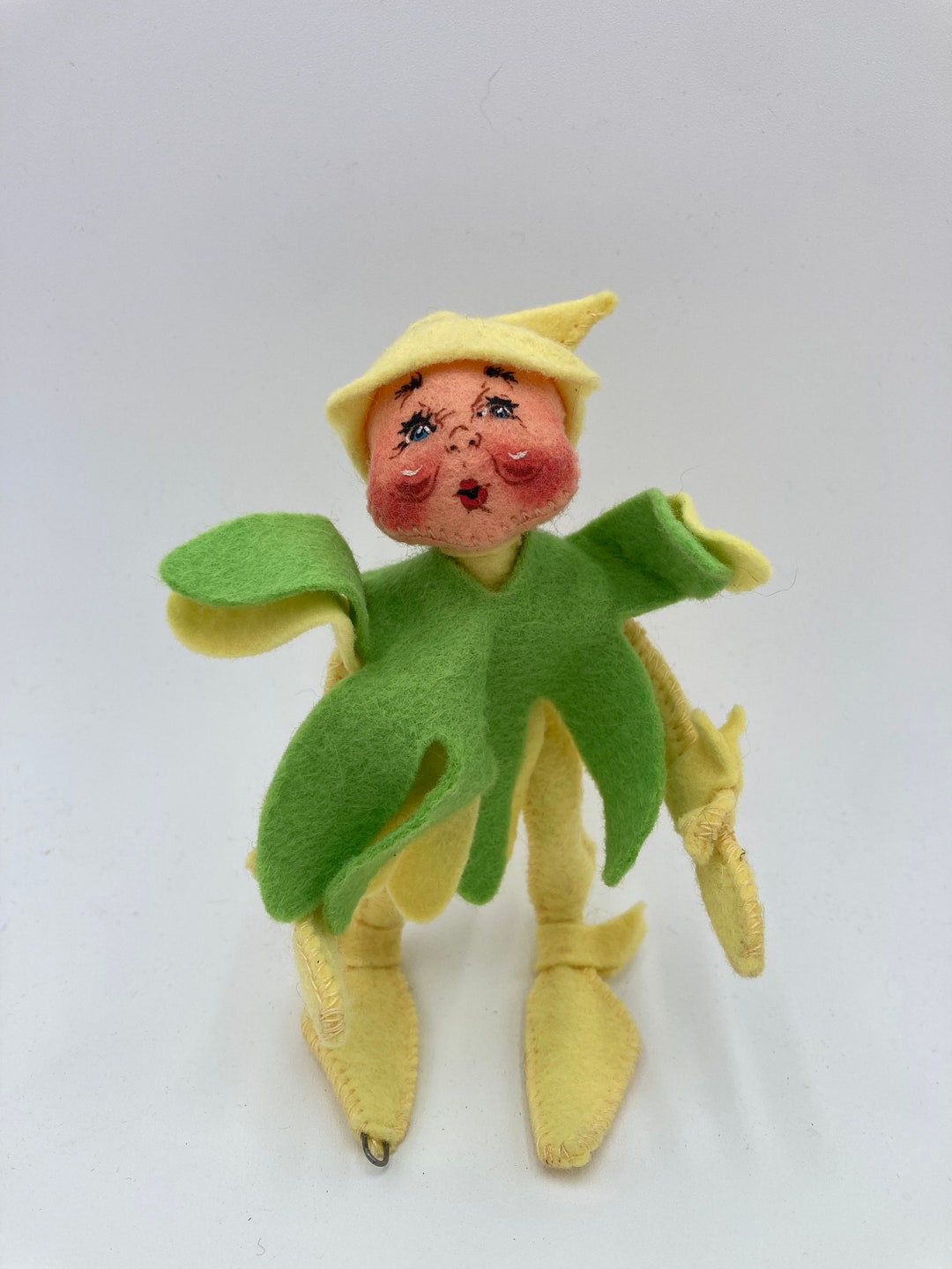 Annalee Spring Yellow and Green Elf Flower Elf Mobiltree Meredith NH ...