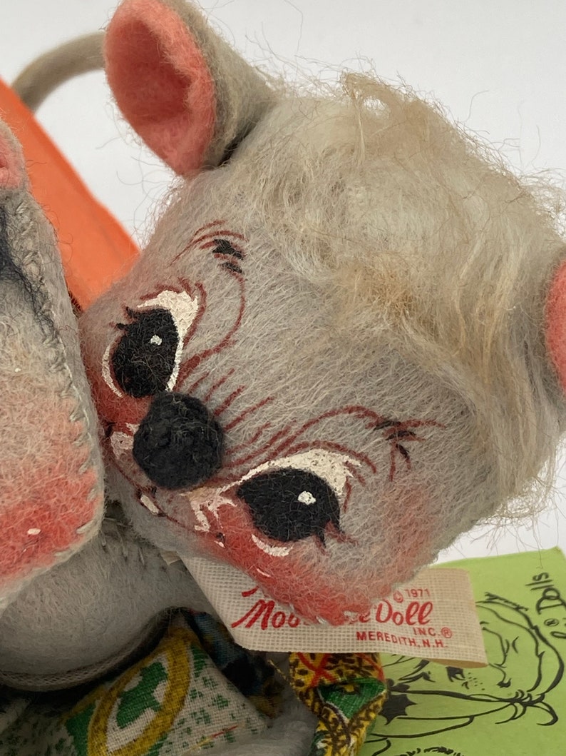 Annalee Two in a Tent Mice Dolls Camping Mouse Doll W/ Orange Tent ...