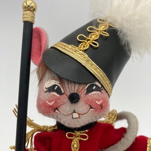 Annalee Ringmaster Mouse Doll W/ Baton Signed by Chuck Thorndike ...