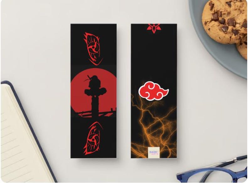 Anime - Naruto Digital Bookmarks - Printable SET OF 3 | Naruto-inspired ...