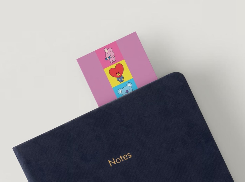 Bts - Bt21 Digital Bookmarks - HQ Printable SET OF 2 | Bts-army and ...