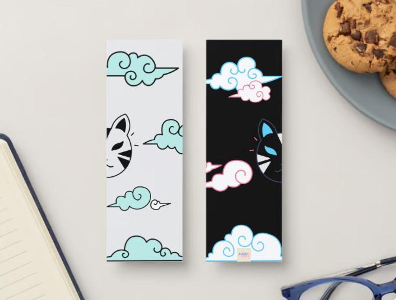 Japanese-anime Digital Bookmarks - HQ Printable SET OF 2 | Anime ...