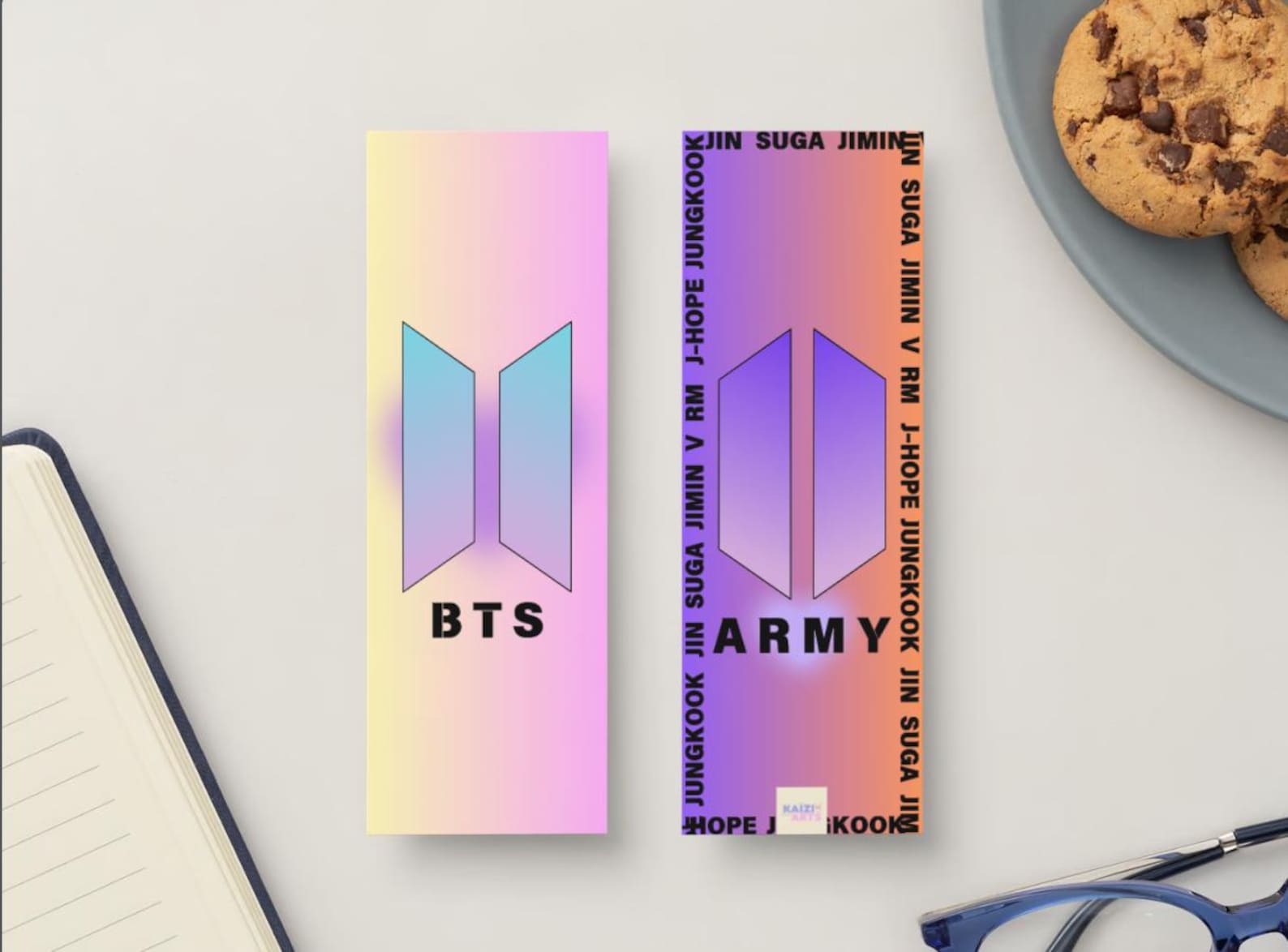 Bts - Bt21 Digital Bookmarks - HQ Printable SET OF 2 | Bts-army and ...