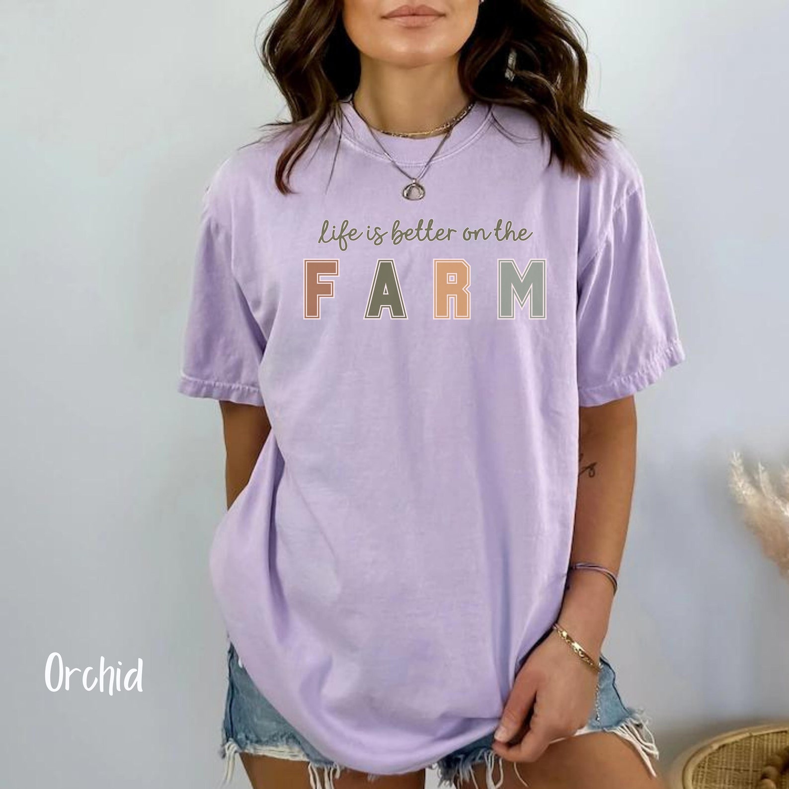 Life is Better on the Farm Shirt, Women's Farm Girl Cute Tee, Farmcor ...