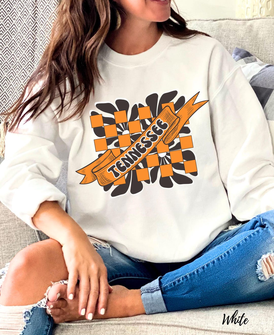 Retro Tennessee Sweatshirt Boho Oversize Tennessee College Gameday ...