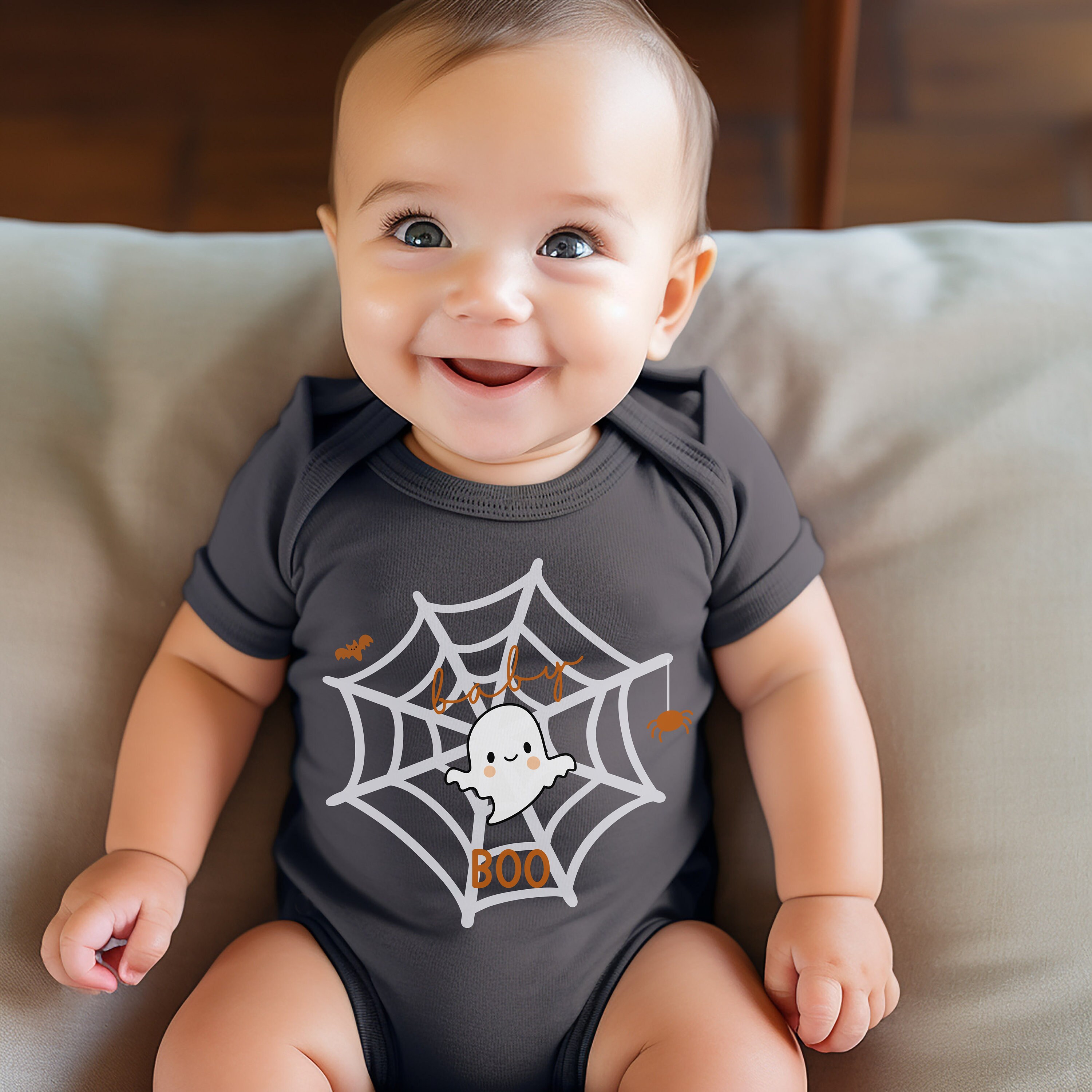 Baby Boo Tshirt, Spooky Baby Bodysuit, Babies 1st Halloween, Baby Ghost ...