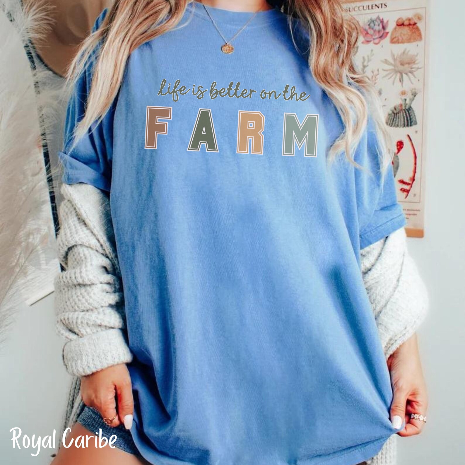 Life is Better on the Farm Shirt, Women's Farm Girl Cute Tee, Farmcor ...