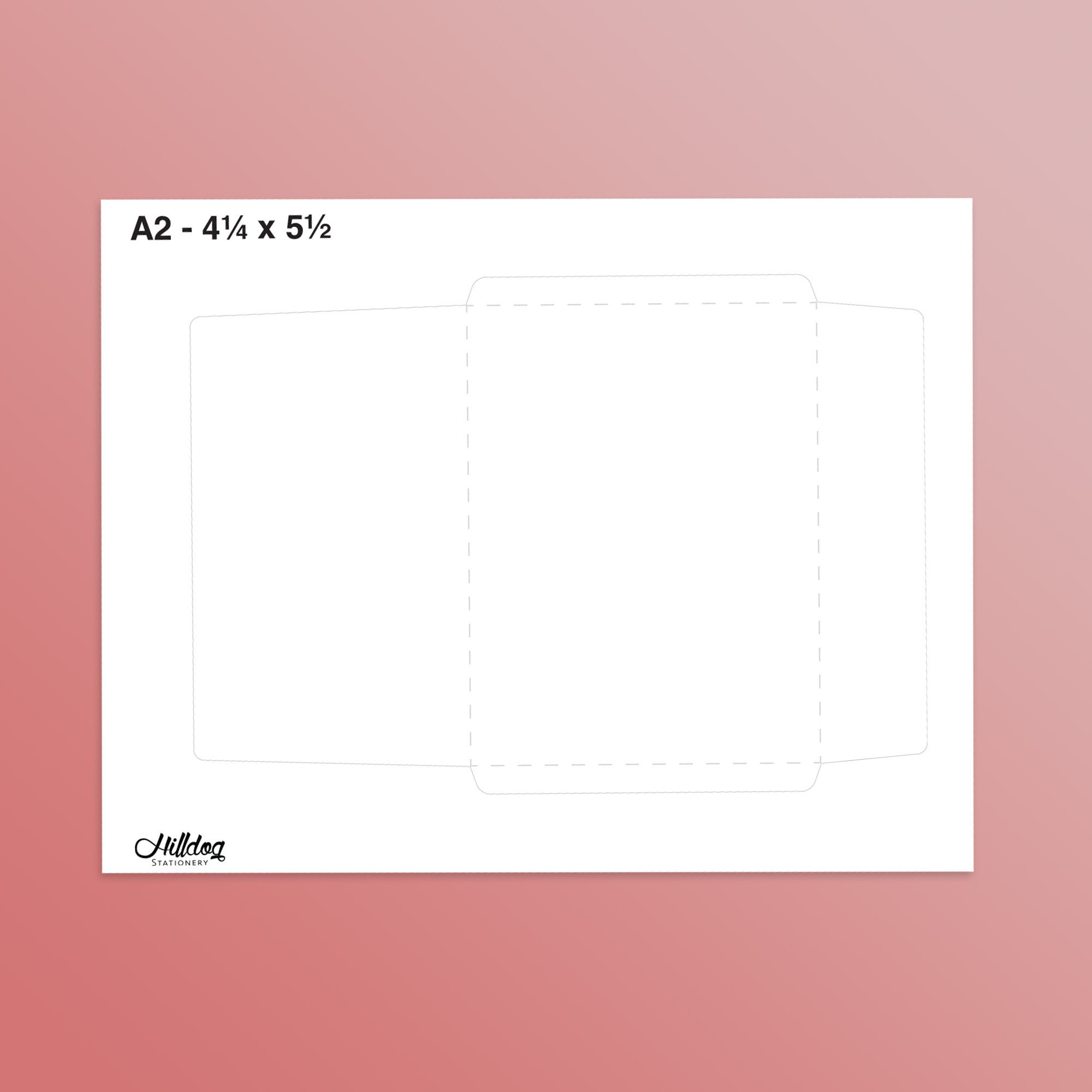 Printable A2 Envelope Template - Perfect for Personalized Greetings! - Etsy