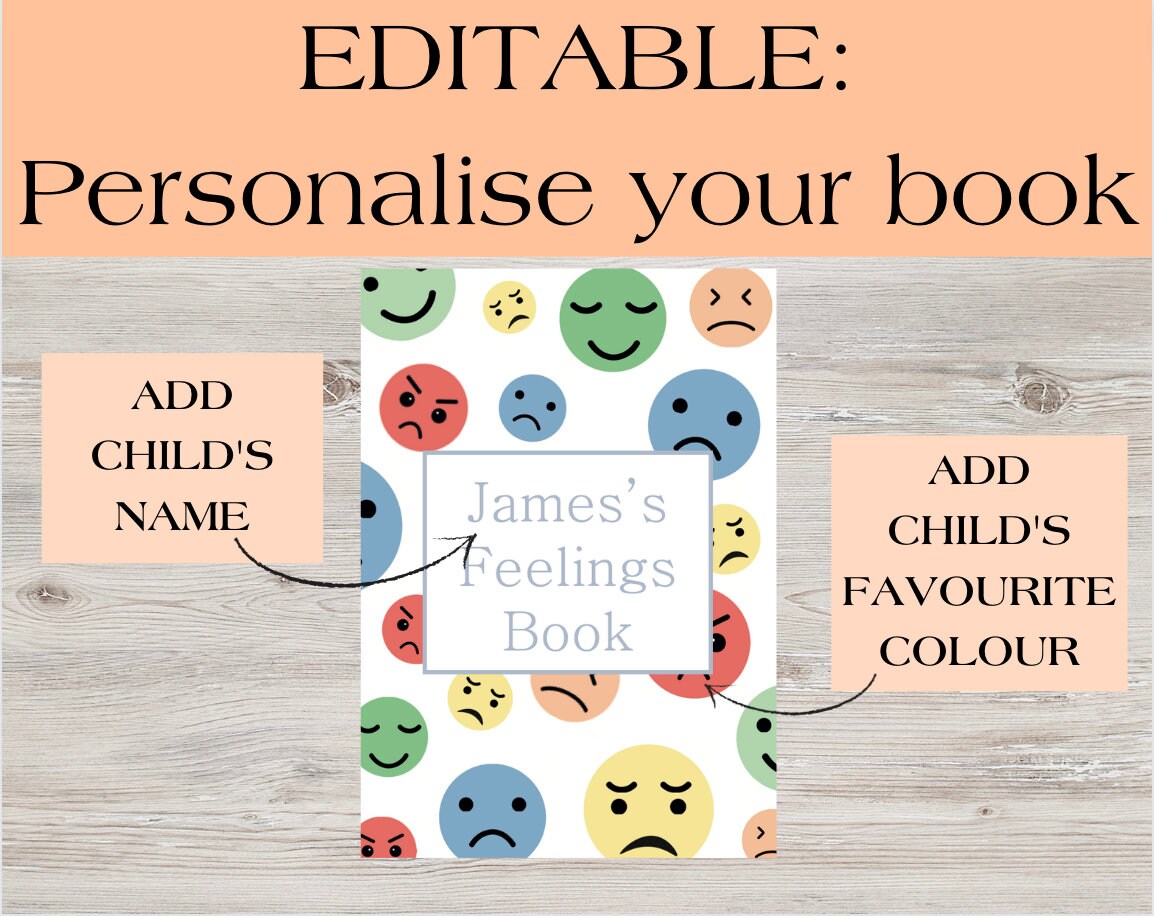 My Feelings Book - Etsy Australia