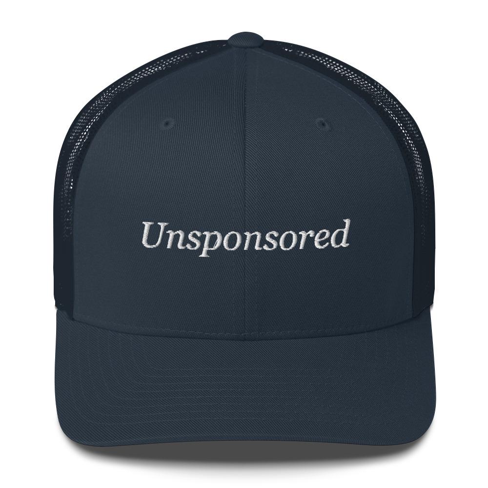 Unsponsored Trucker Hat - Content Creator Baseball Cap - Etsy