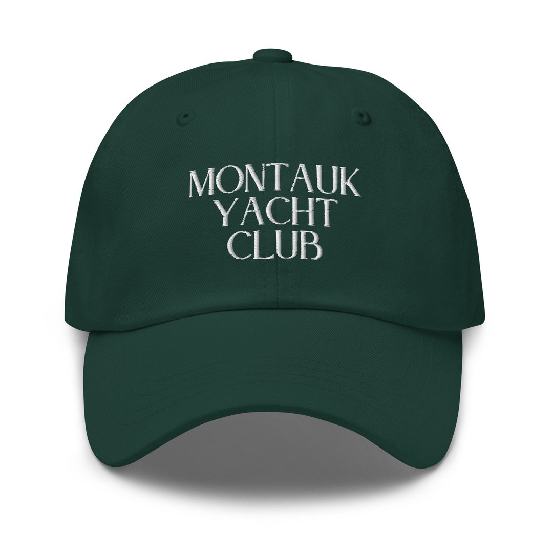 Montauk Yacht Club Hat - Nautical-inspired Baseball Cap - Etsy