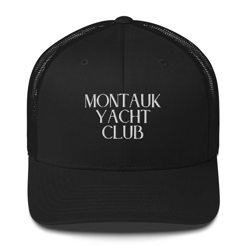 Montauk Yacht Club Hat - Nautical-inspired Baseball Cap - Etsy