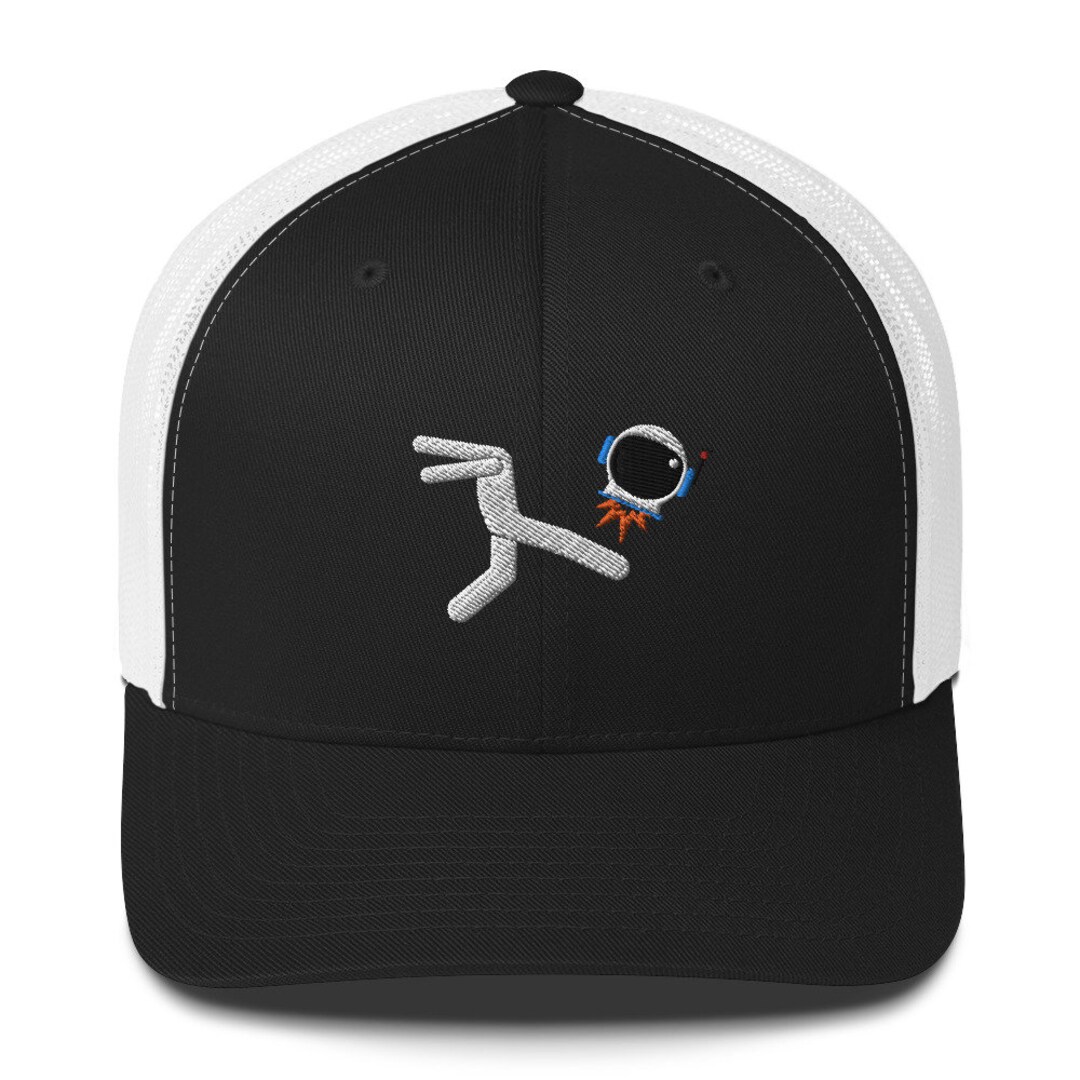 Space Helmet Trucker Hat: Space-astronaut Helmet Kick Baseball Cap With ...