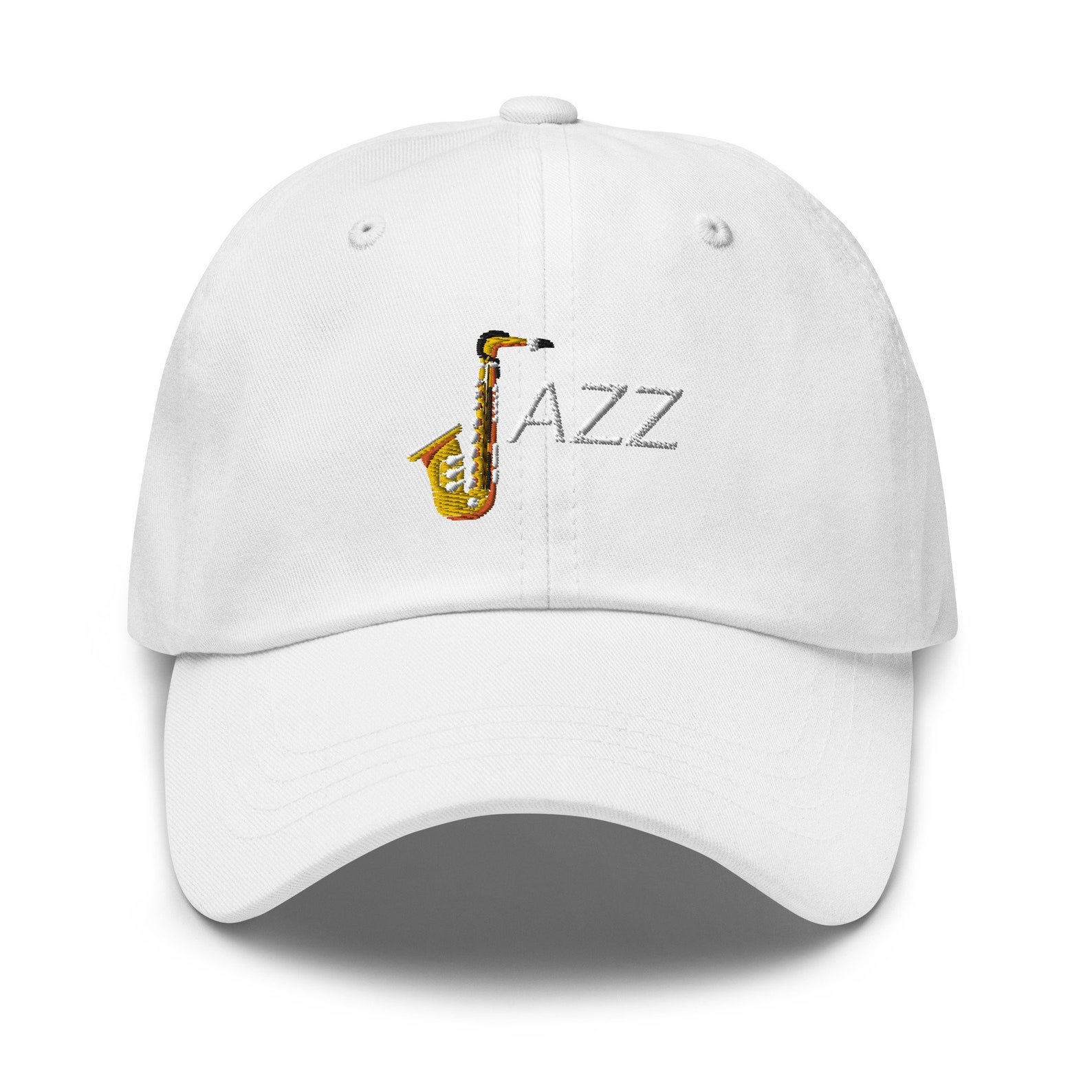 Jazz Hat: Jazz-inspired Baseball Cap With Saxophone Logo - Etsy