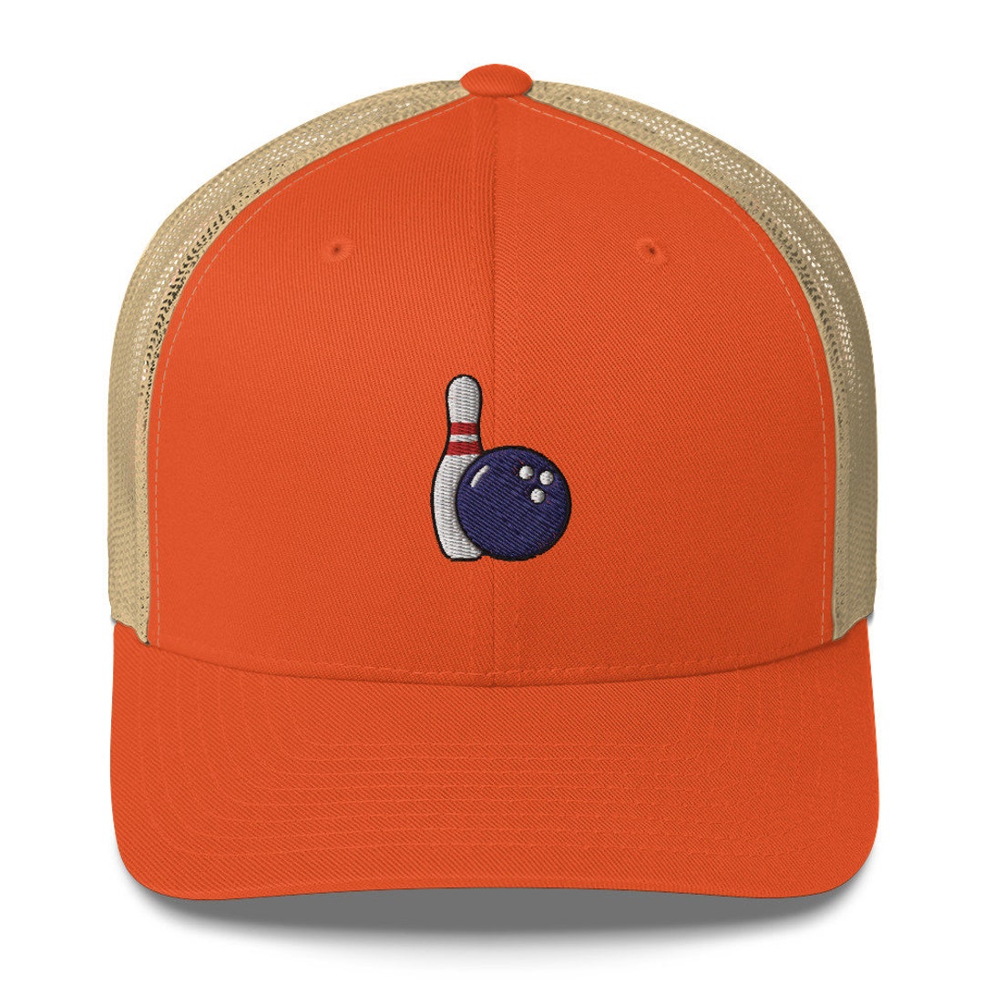 Bowling Trucker Hat: Vintage-inspired Baseball Cap With Bowling Ball ...
