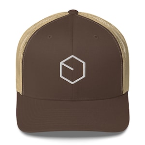 Cube Trucker Hat - Minimalist and Simple Design Baseball Cap - Etsy