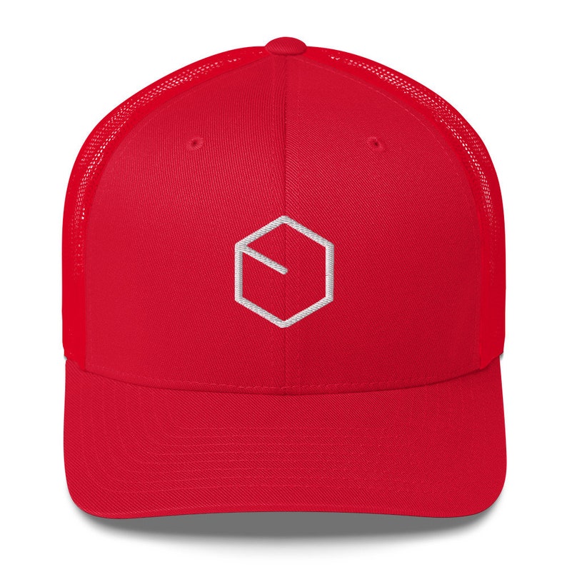 Cube Trucker Hat - Minimalist and Simple Design Baseball Cap - Etsy