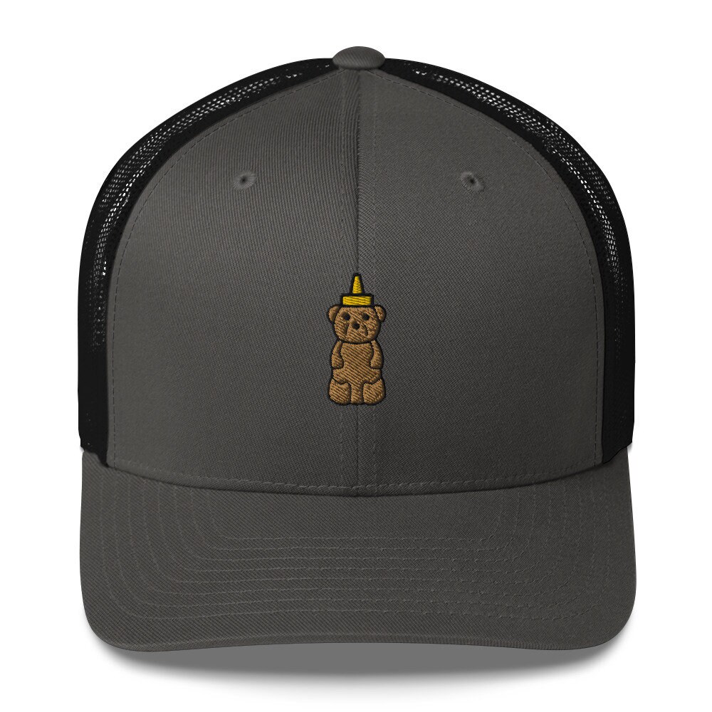 Honey Bear Trucker Hat Handcrafted Honey Bear Baseball Cap Squeeze the ...