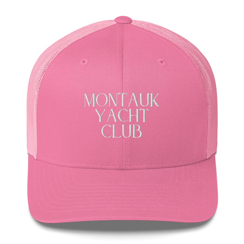 Montauk Yacht Club Hat - Nautical-inspired Baseball Cap - Etsy