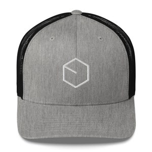 Cube Trucker Hat - Minimalist and Simple Design Baseball Cap - Etsy