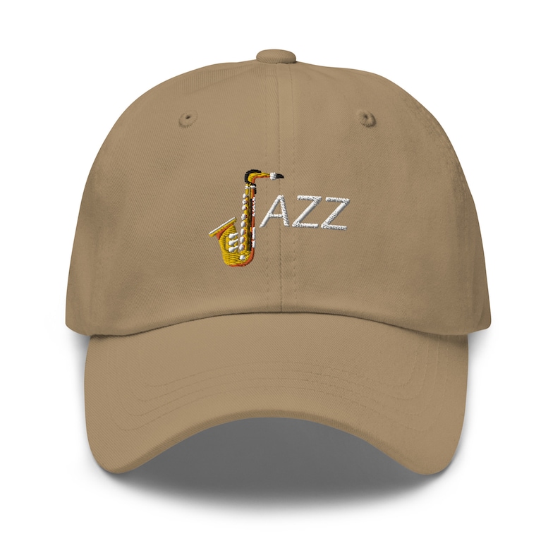Jazz Hat: Jazz-inspired Baseball Cap With Saxophone Logo - Etsy