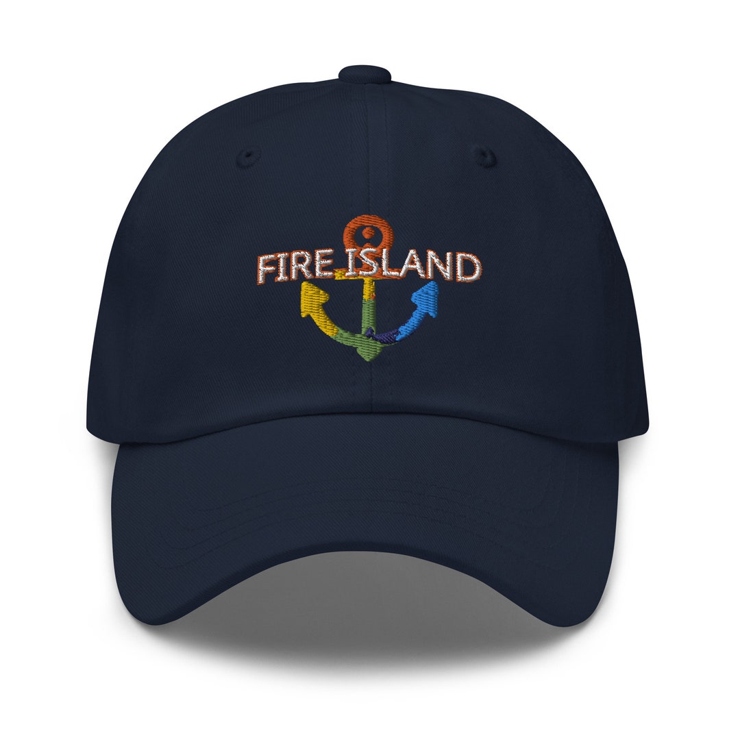 Fire Island Anchor Hat - Anchor Logo Baseball Cap - Etsy
