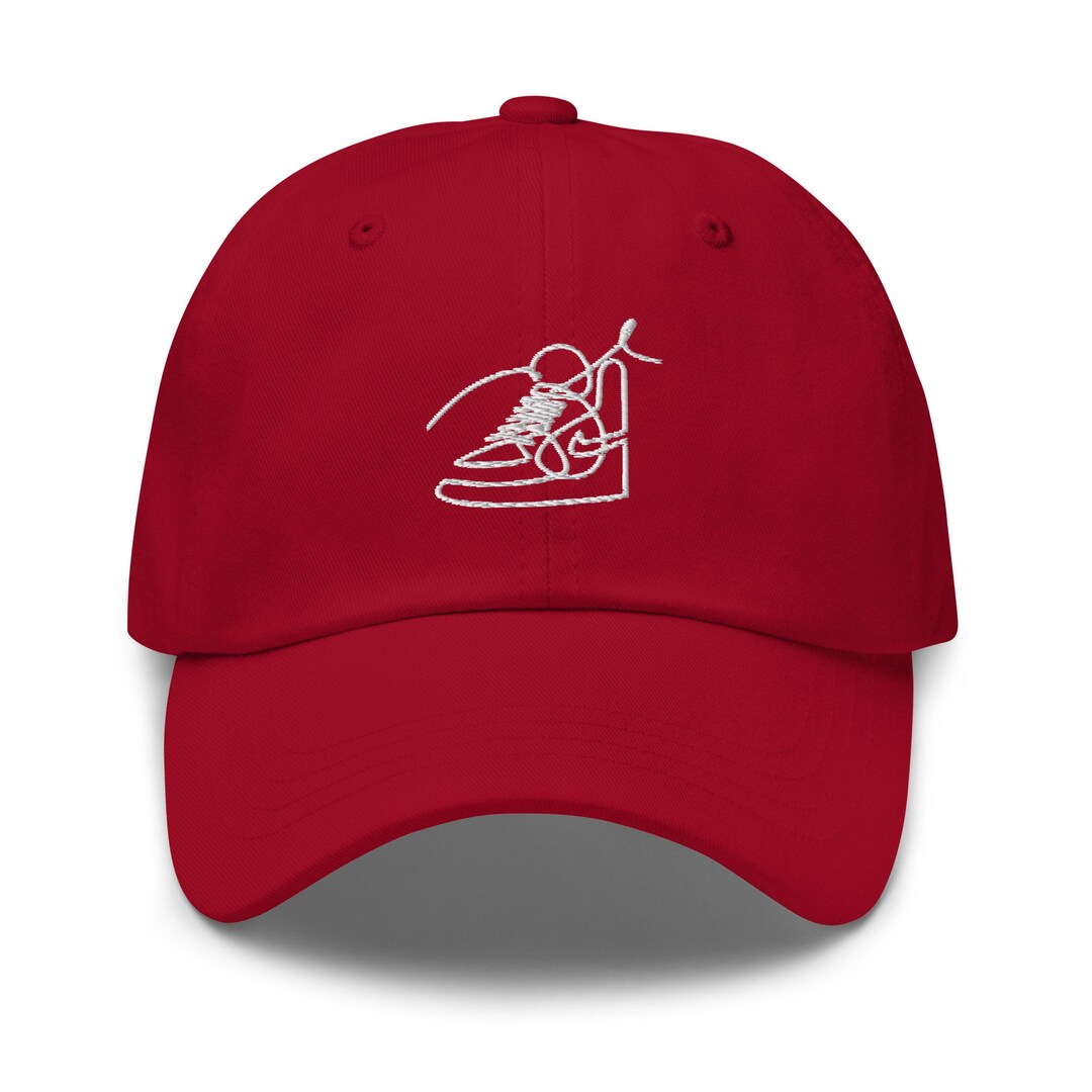 Basketball Shoe Hat - Single Line Design Sneakerhead Baseball Cap - Etsy