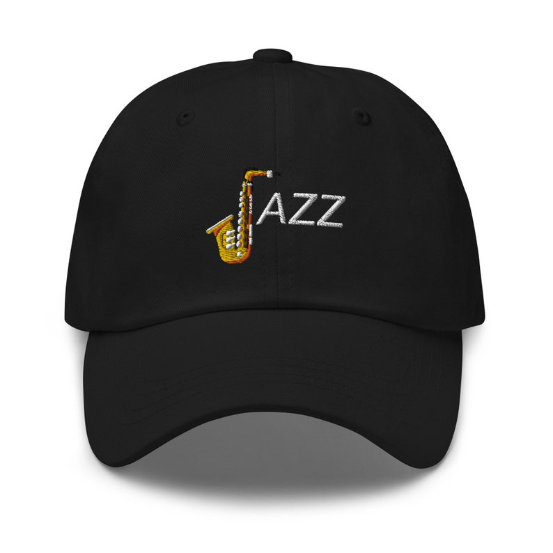 Jazz Hat: Jazz-inspired Baseball Cap With Saxophone Logo - Etsy