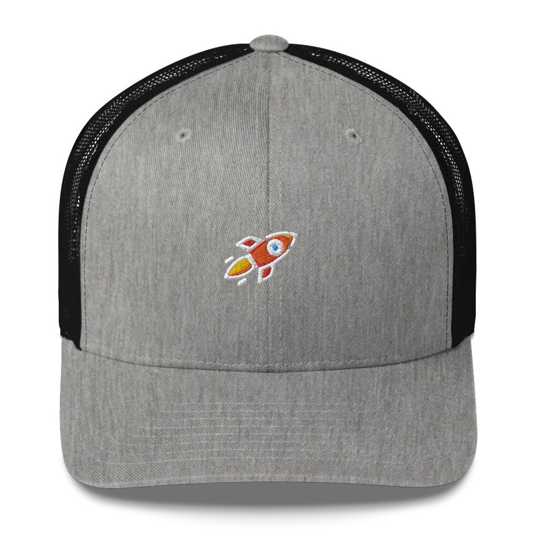 Rocket Ship Trucker Hat - Trendy Baseball Cap for Space Enthusiasts - Etsy