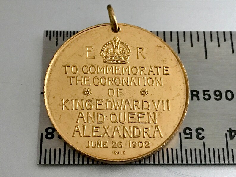 Antique 1902 King Edward VII & Queen Alexandra Coronation - Etsy