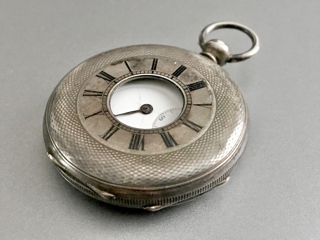 Antique Sterling Silver Pocket Watch / Groom / Best Man / Steampunk ...